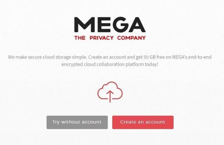 לגבות כמות גדולה של מידע ובחינם - שירותי הענן של MEGA - Y4PC